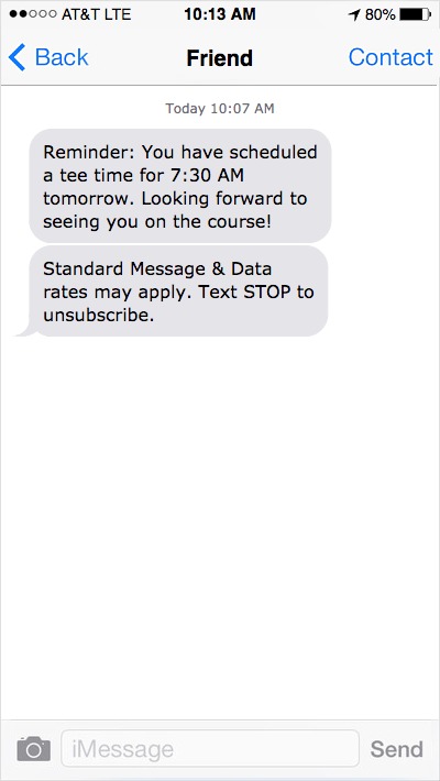 Golf Course Text Message Marketing Tips | Lightspeed
